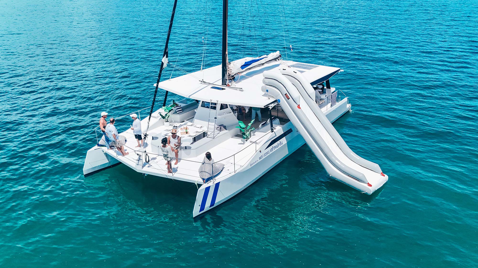 55ft Satisfaction | Party Catamaran rental in Phuket